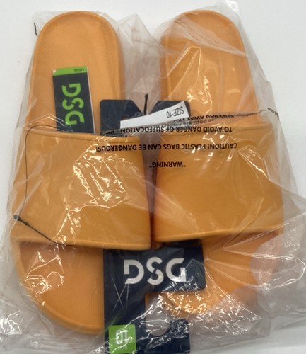 NEW Mens DSG Orange Slides Size 10 | eBay