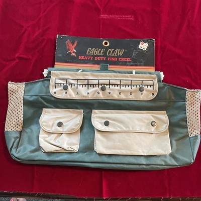 Eagle Claw Canvas Fishing Creel New with Tag Fishing Gift for Fisherman ...