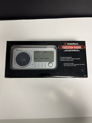 RadioShack 1201476 AM/FM/Weather Tabletop Radio with Alert USED ...
