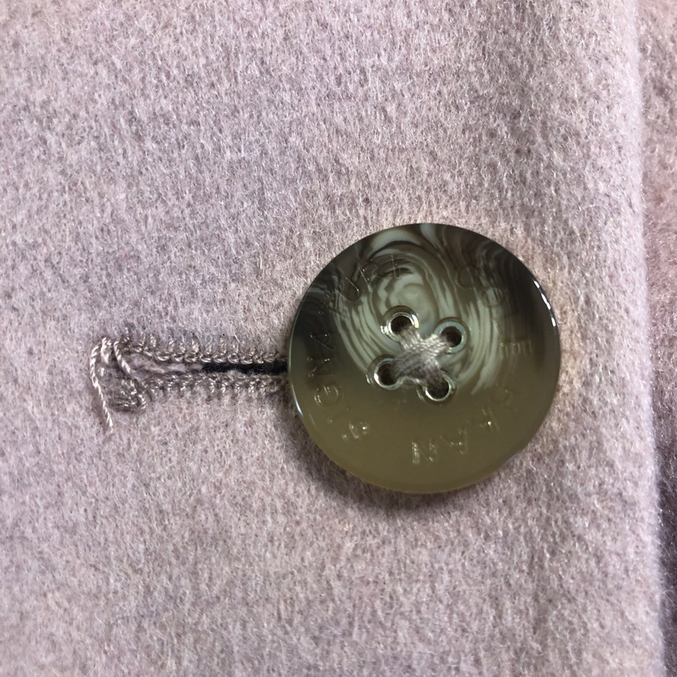 Cole Haan Signature Coat Hooded Wool Button Up Women's 10 Long Sleeve ...