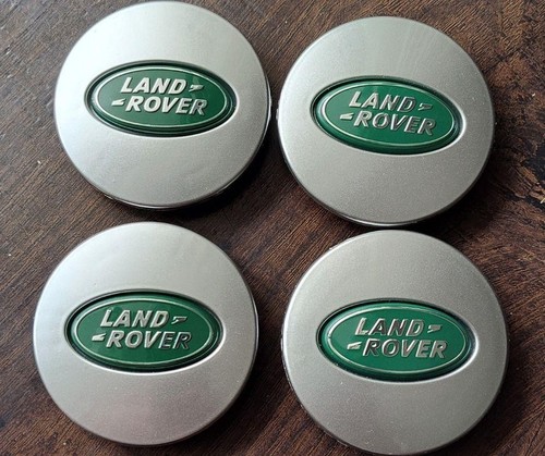 Silver Green Wheel Center Caps 62mm Hubcaps Compatible For Range Rover ...