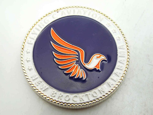 NEW BROCKTON ALABAMA FLYING C AVIATION CHALLENGE COIN | eBay