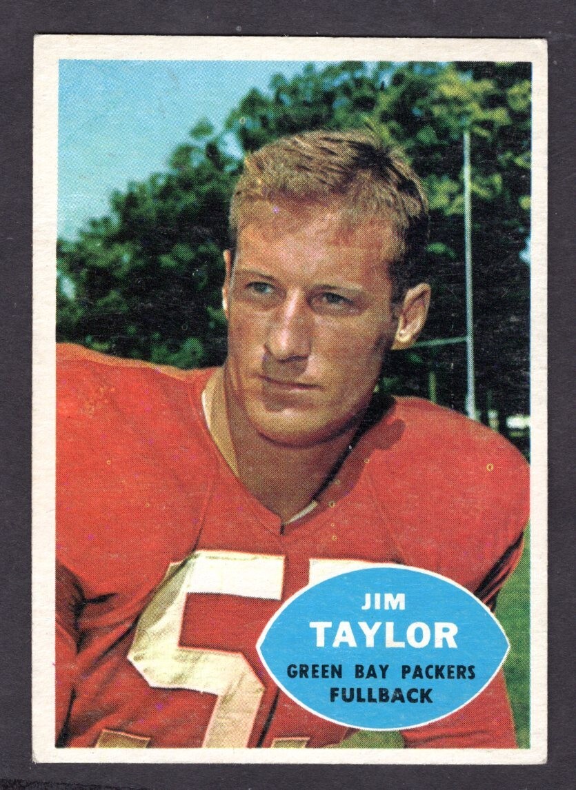 1960 TOPPS JIM TAYLOR CARD NO:52 NEAR MINT CONDITION | eBay