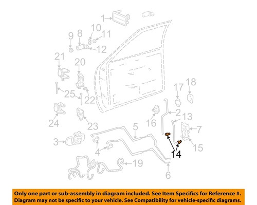 GM OEM 92-09 Achieva Front Door Lock Hardware-Rod Clip 16643104 | eBay