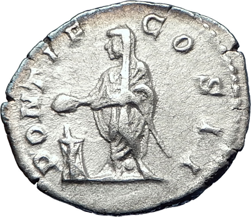 GETA sacrificing over altar 208AD Authentic Silver Ancient Roman Coin ...
