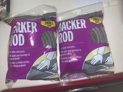 (2) M-D Backer Rod For Small Gaps Gray 71464 3/8" x 20' Fills Gaps ...