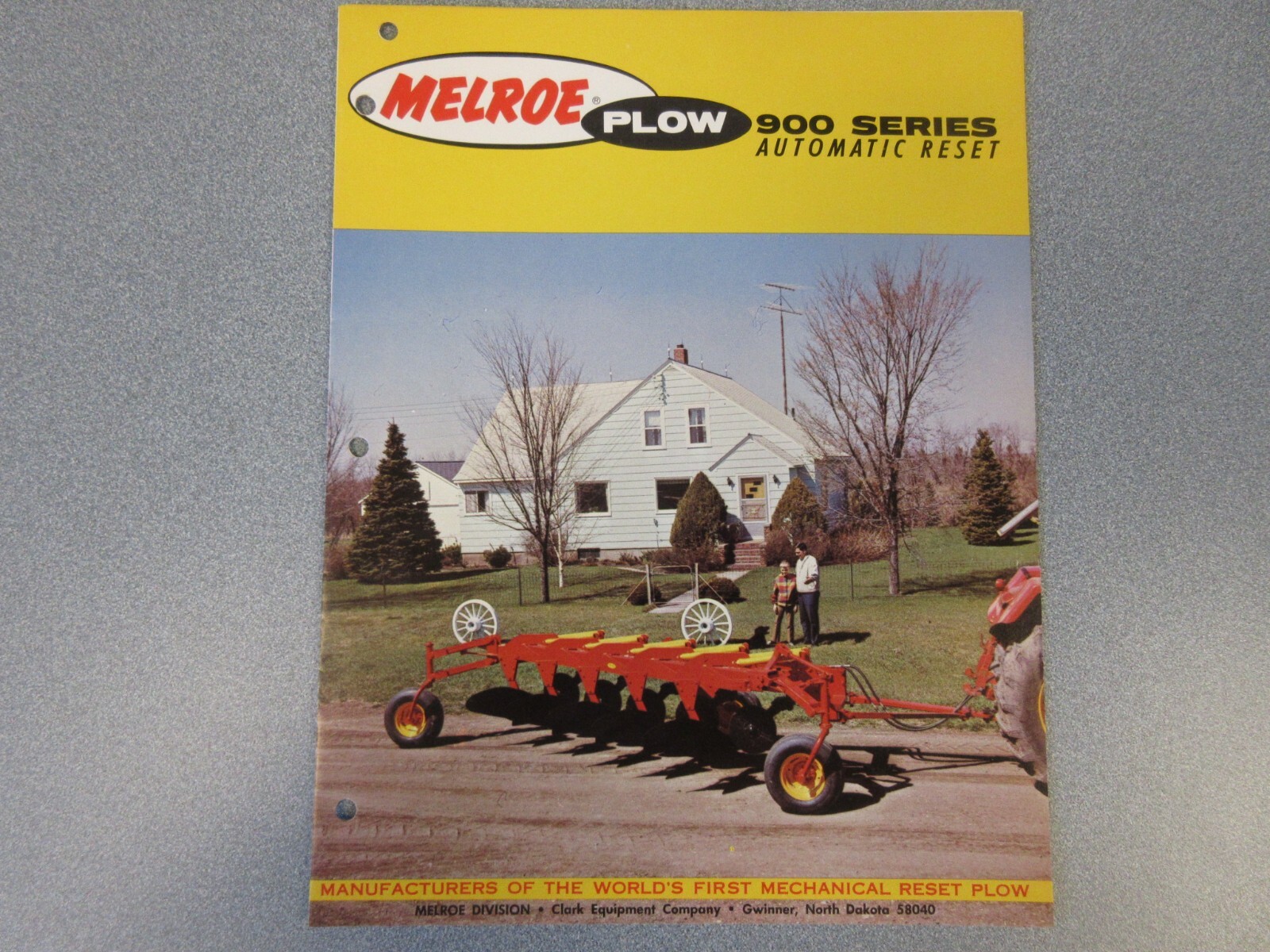 Melroe 900 Series Plow Brochure 6 Pages Good Condition | eBay
