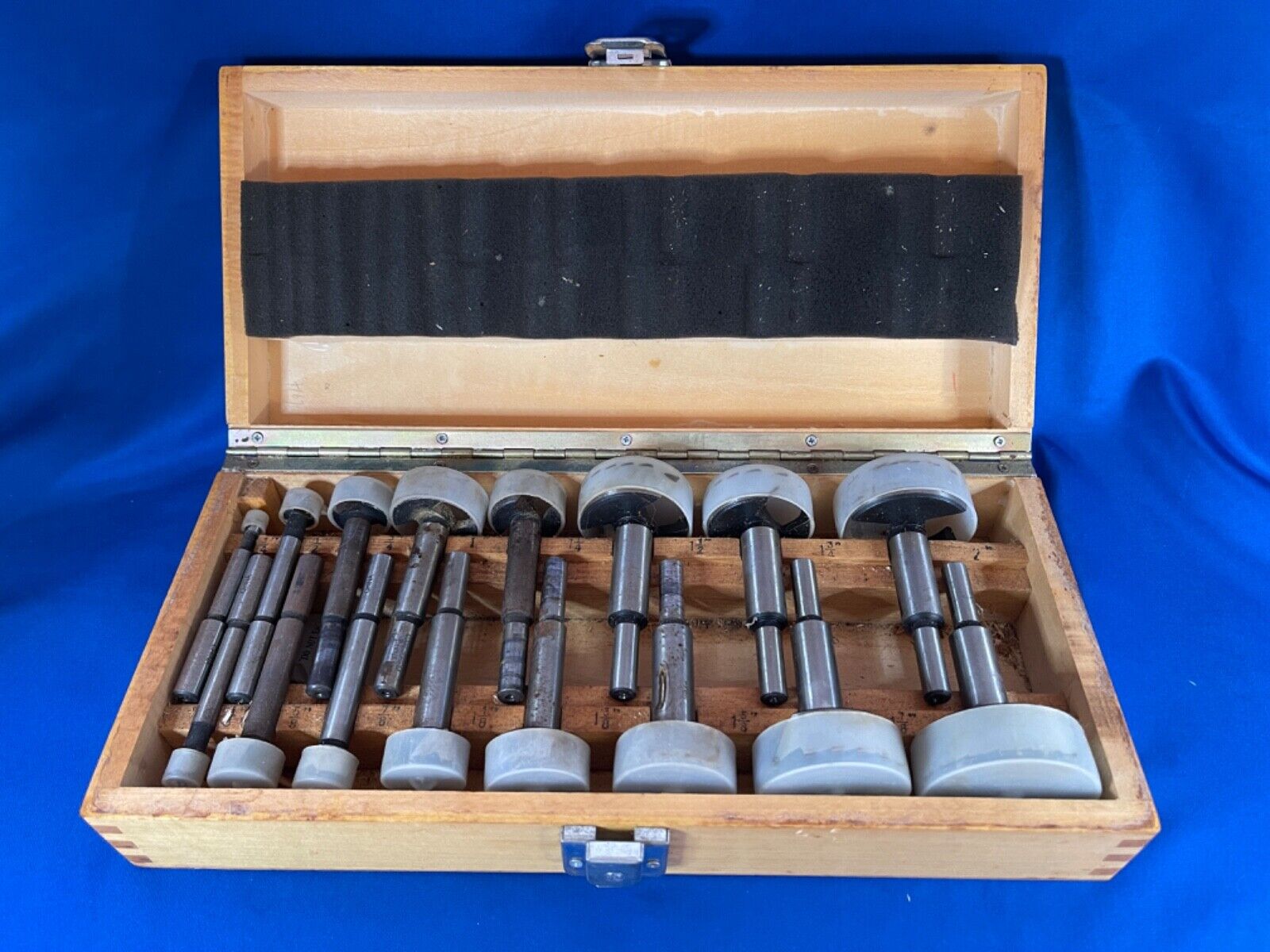 Drill Master 16PC FORSTNER Bit Set Tin Sizes 1/4”-2-1/8” 39811 Wood ...