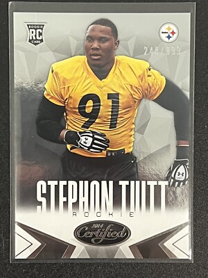 2014 Panini Certified #161 STEPHON TUITT Rookie Card /999! STEELERS RC ...