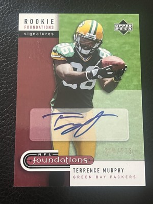 Terrence Murphy Autograph 2005 Upper Deck Rookie Foundations Signatures ...