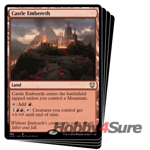 Castle Embereth X4 M/NM Magic MTG Phyrexia: All Will Be One: Commander ...