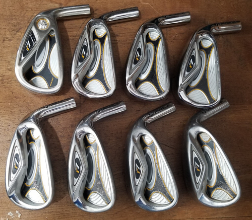 Taylor Made R7 Iron Set of8 Heads Only 4+5+6+7+8+9+PW+AW EXCELLENT ...