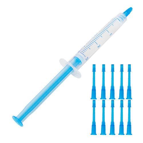 10PC Dental Teeth Whitening Gel Syringes Refills Bleaching Tooth Whitener | eBay