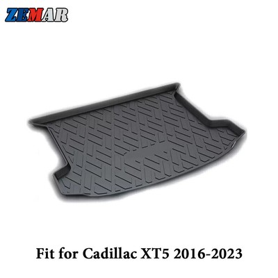 Rear Cargo Trunk Floor Mat Liner Boot Tray Rubber Pad For Cadillac XT5 ...