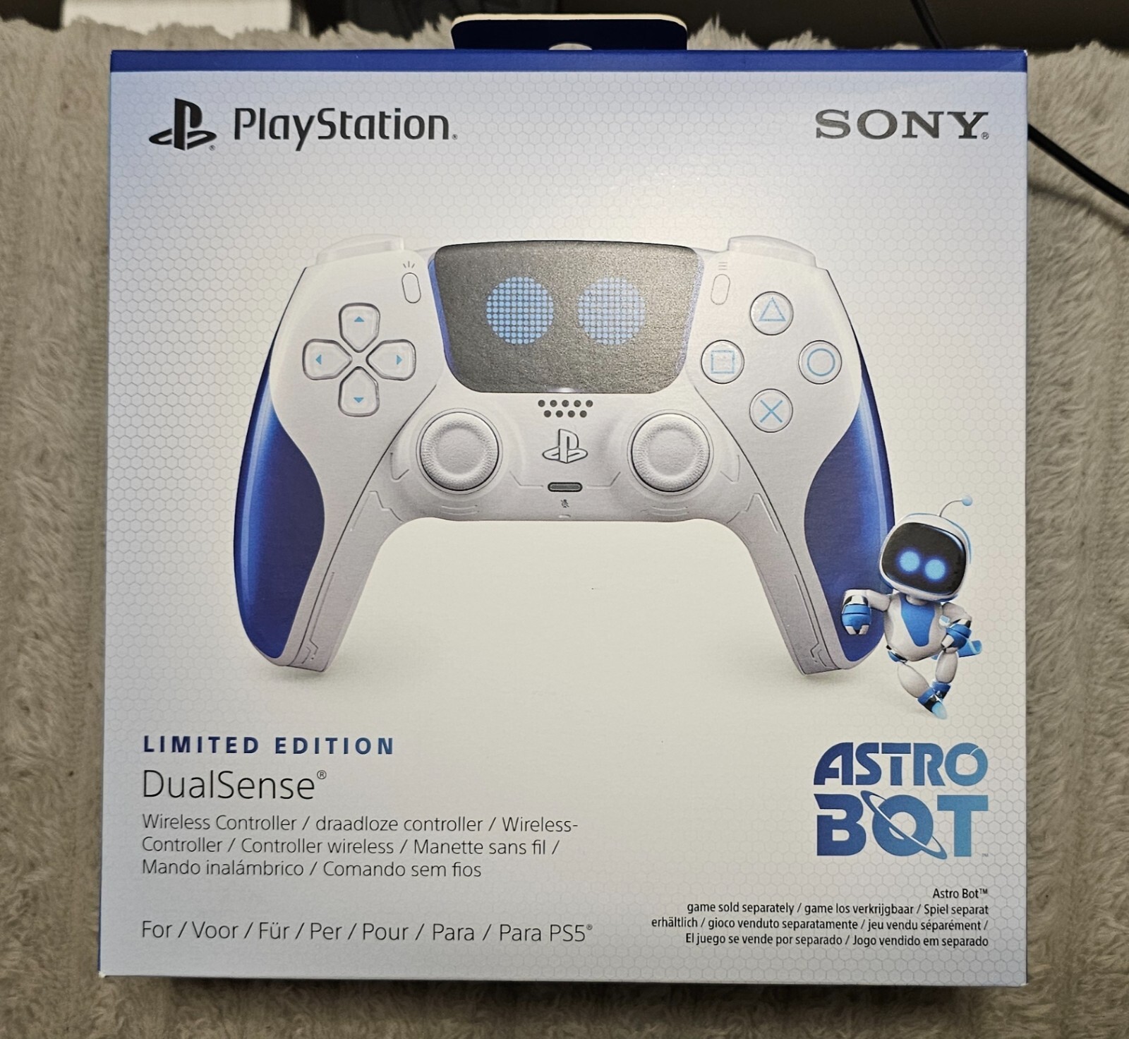 Astro Bot Limited Edition DualSense Wireless Controller PS5 PlayStation ...