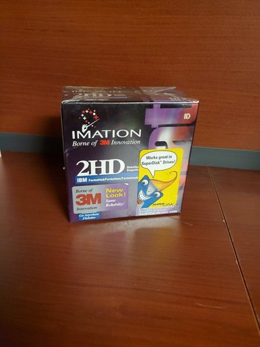 Imation 2HD 3M Floppy Discs 3.5" 1.44 MB Diskettes 10 Pack IBM ...