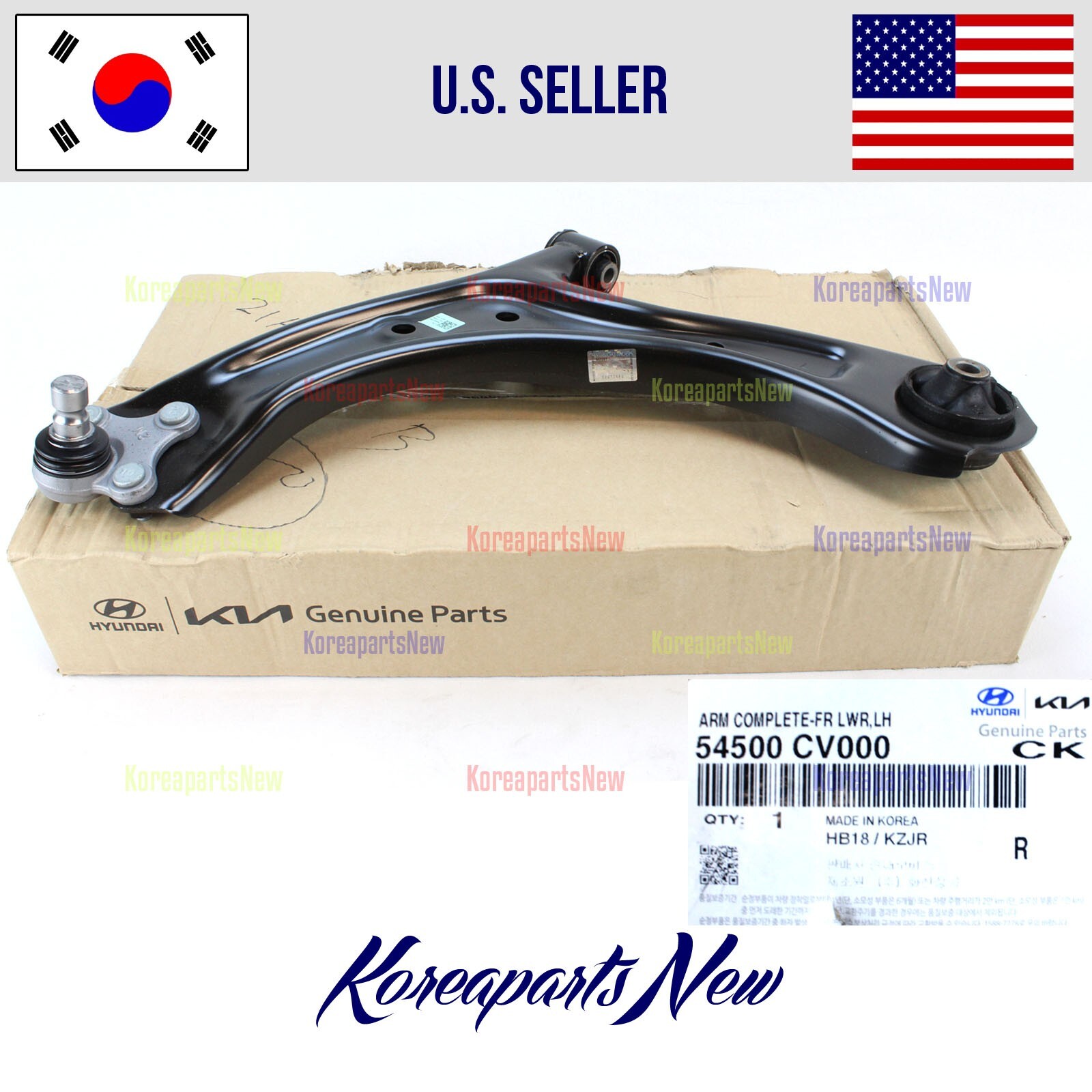 FRONT Control Arm Lower Left DRIVER Side 54500CV000 ⭐GENUINE⭐ Kia EV6 ...