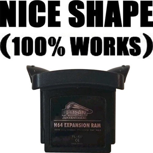 NINTENDO 64 N64 Expansion Ram Pak (by Pelican) Model#PL-437 memory ...