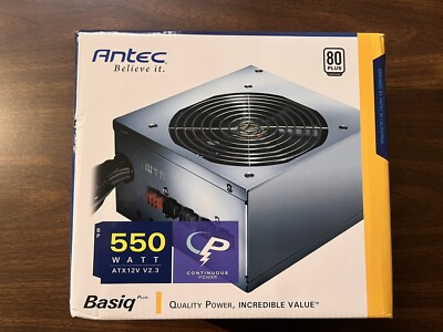 Antec BP550 Plus 550W ATX12V V2.3 Modular Power Supply | eBay