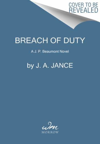 J.+P.+Beaumont+Novel+Ser.%3A+Breach+of+Duty+%3A+A+J.+P.+Beaumont+Novel ...