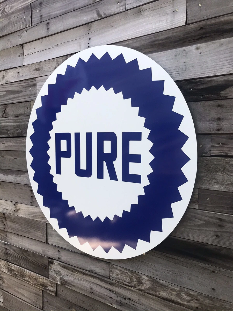 Pure Oil Gasoline Signs