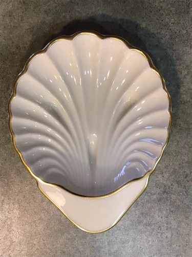 Lenox clam shell candy TRINKET dish USA GREEN MARK- L👀K 🔥🔥🇺🇸🇺🇸🔥🔥 | eBay