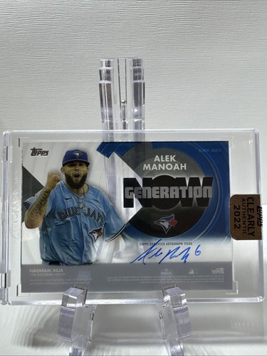 2022 Topps Clearly Authentic Generation Now Autographs #GNAMAN Alek ...