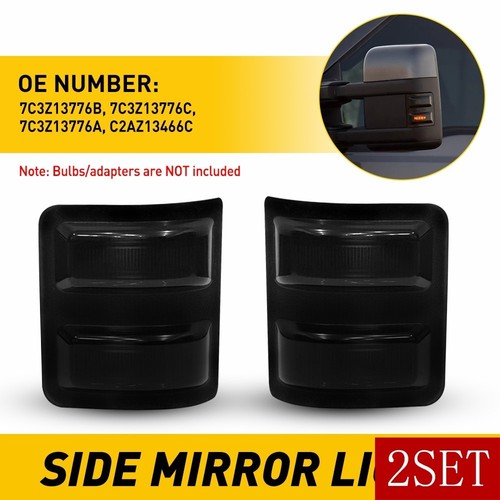 Side Mirror Turn Signal Light Lens For 08-16 Ford F250 F350 F550 Super ...