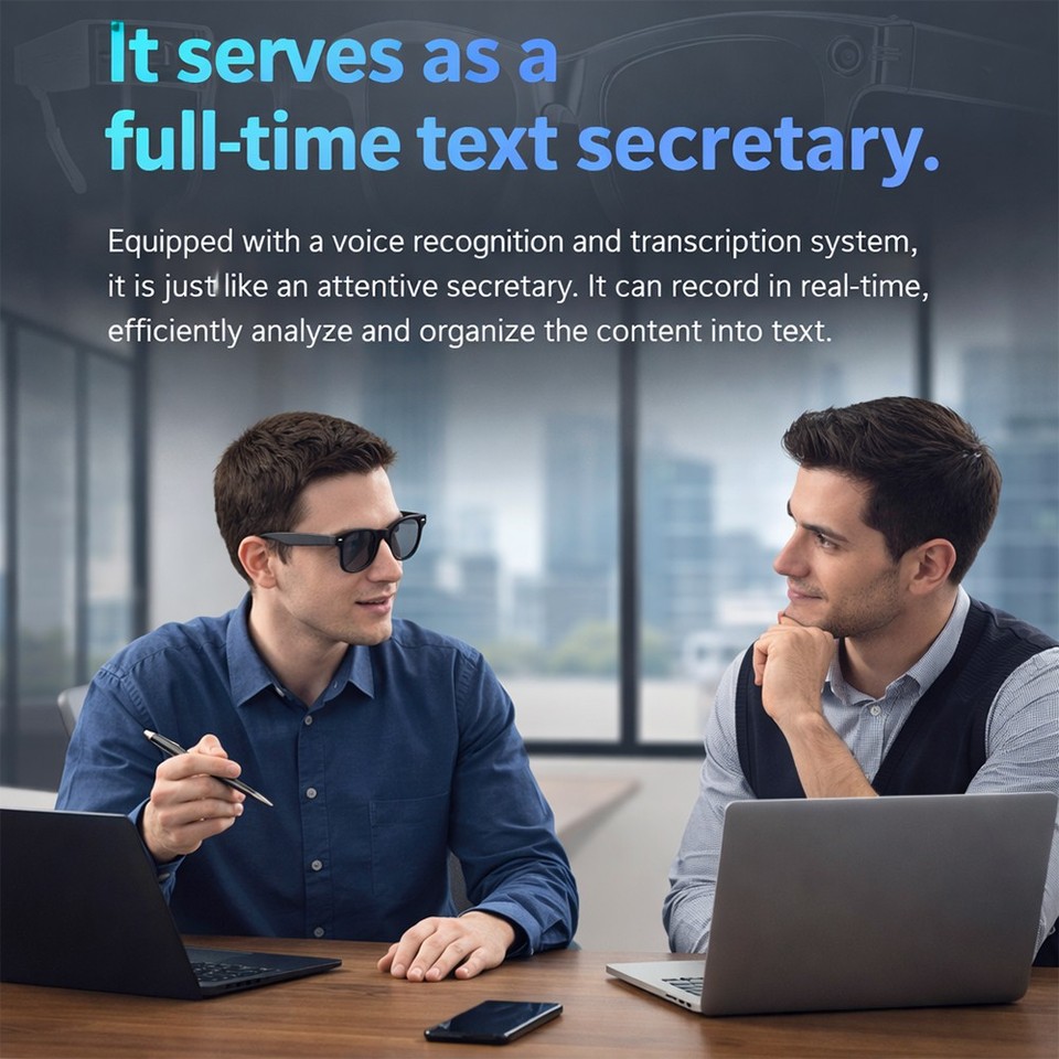 AI Smart Camera Glasses with Video Recording & Camera,Intelligent AI ...