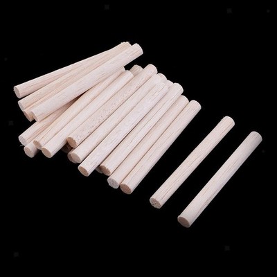 Pack of Round Balsa Wood Rod Unfinished DIY Wood Modelling Stick | eBay ...