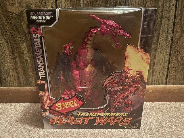 Hasbro Transformers Beast Wars Evil Predacon Megatron Dragon Action ...