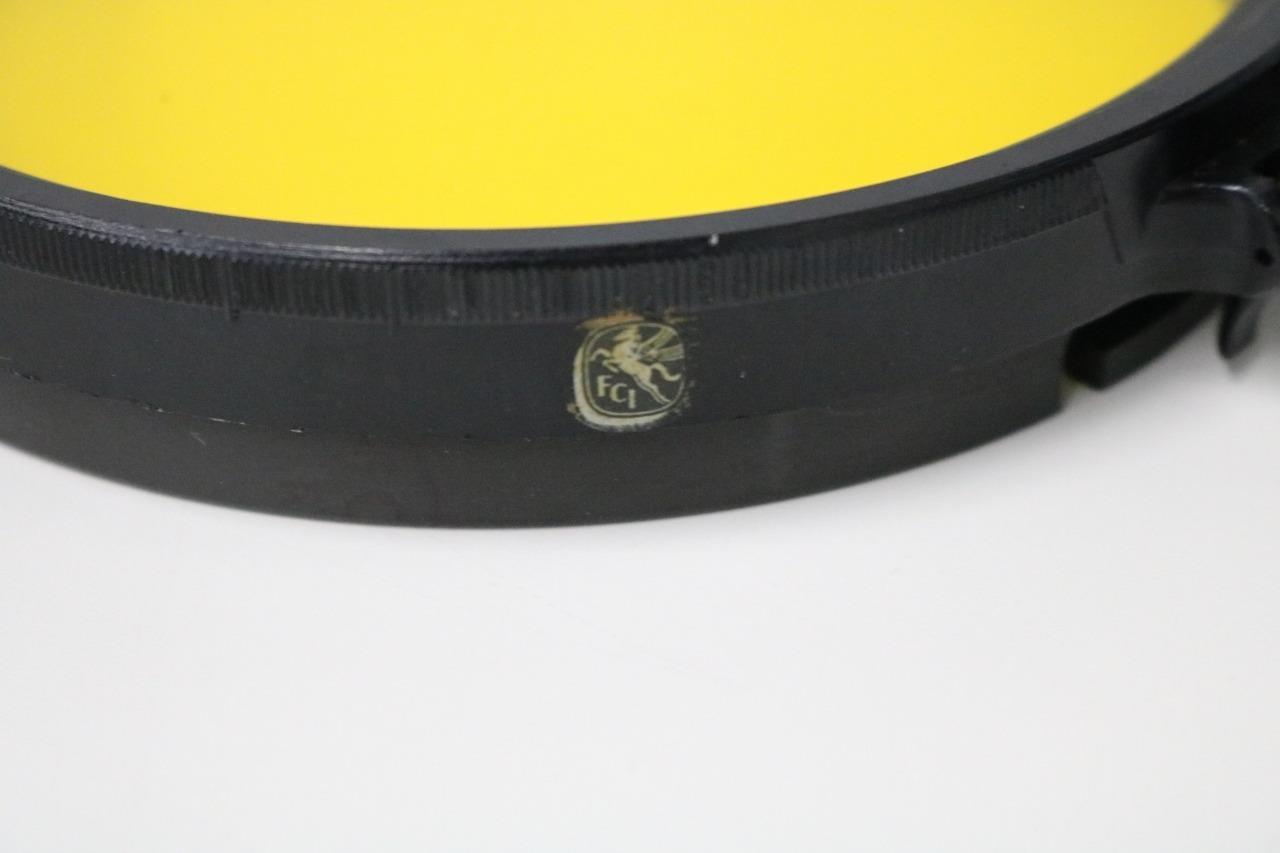 Fairchild Camera Instrument Inc. Red & Yellow 5 1/2" Diameter Lens ...