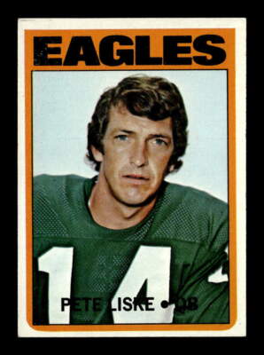 1972 Topps #228 Pete Liske Philadelphia Eagles VG-EX+ Football Card ...