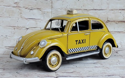 1934 Vintage Car Beetle 1:12 Scale Yellow Color Taxi Cab Car Automobile ...