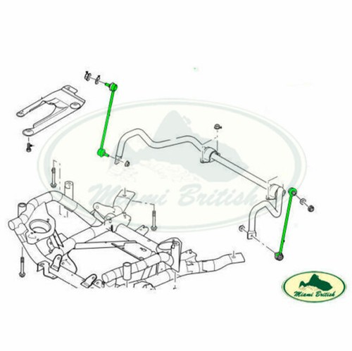 LAND ROVER FRONT SWAY BAR LINK STABILIZER SET RR SPORT RBM500150 ...
