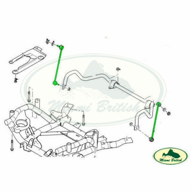 LAND ROVER FRONT SWAY BAR LINK STABILIZER SET RR SPORT RBM500150 ...
