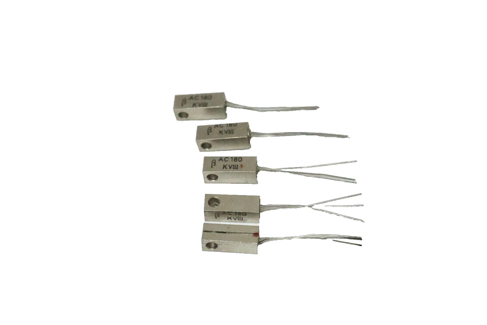 AC180 Germanium Transistor 32V-1.5A-0.3W (AC 180 / KVI, TO1) QTY- 2pcs ...