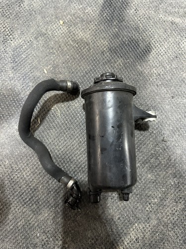 BMW X5 X6 POWER STEERING PUMP OIL CARRIER TANK RESERVOIR WITH HOSE ...