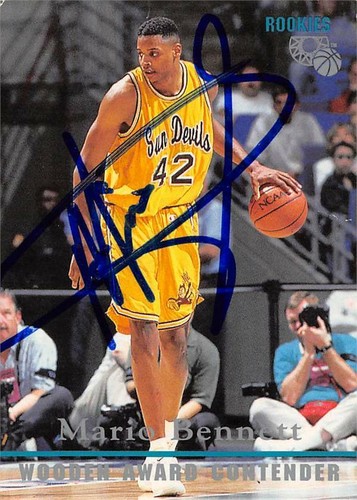 Mario Bennett autographed Basketball Card Arizona State 1995 Classic ...