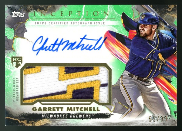 2023 Topps Inception - Inception Autograph Patch Green #IAP-GM Garrett ...