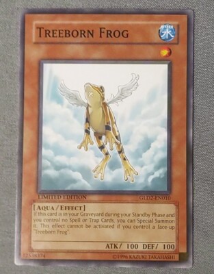 Treeborn Frog GLD2-EN010 Common LIMITED EDITION NM Yugioh English | eBay