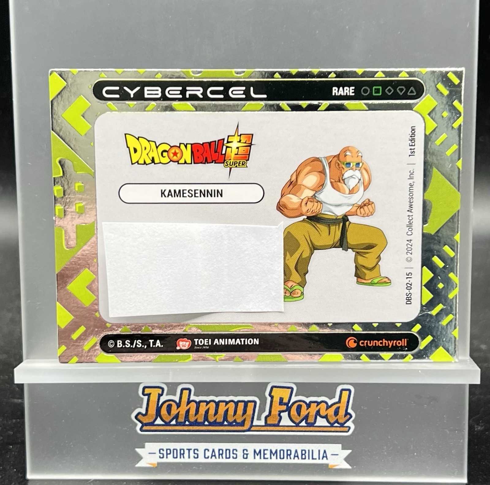 2024 Dragon Ball Z Super Cybercel Kamesennin Rare Code Not Scanned ...