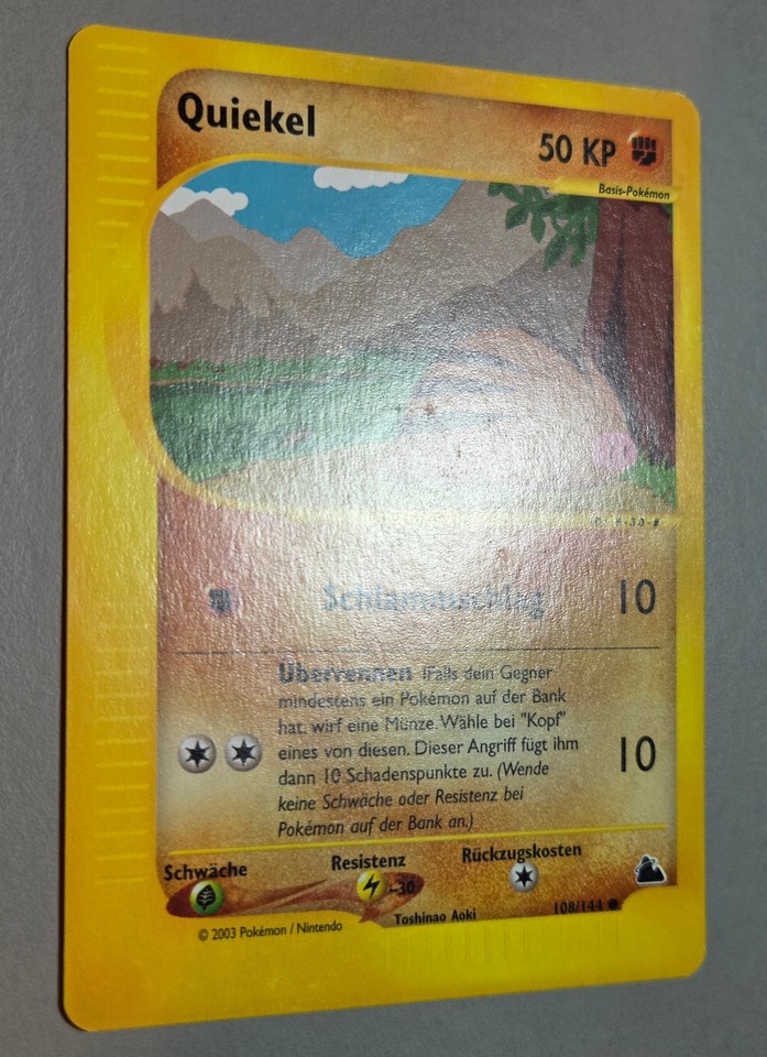 Quiekel # 108/144 Common Skyridge 2003 Pokemon Deutsch Near Mint ...