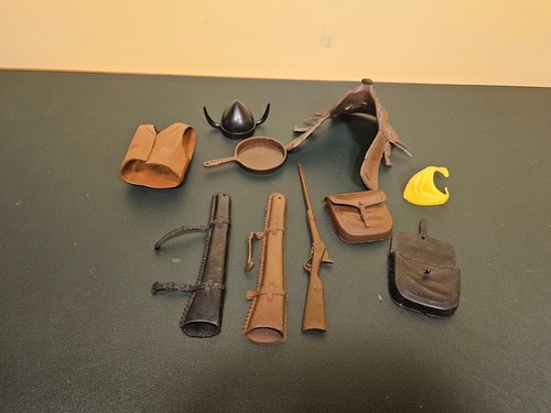 Marx Johnny West Accessory Lot Erik Viking Custer Bandana Gun Saddle Vest Pan | eBay