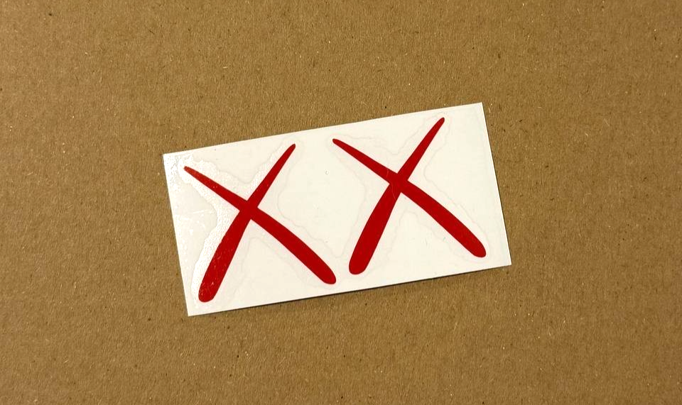 1 Pc for Kaws Figure Vinyl Sticker Logo Decal Label 35mm x 70mm | eBay UK