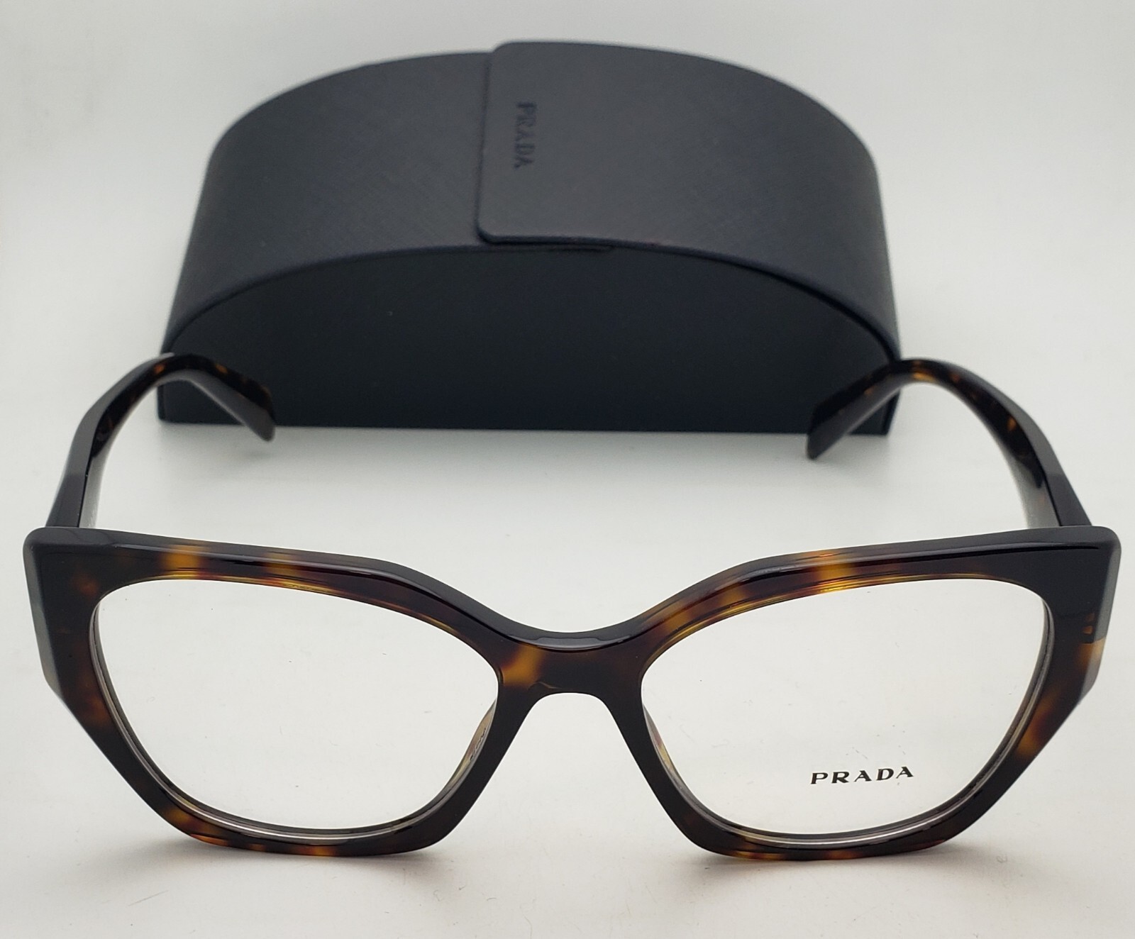New PRADA Cat-Eye Eyeglasses VPR 18W 2AU-1O1 54-17 145 Tortoise Havana Frames | eBay