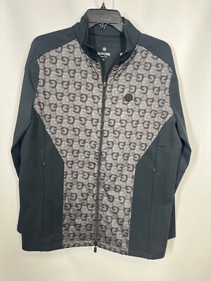 NWOT New Men’s G/Fore Shelby Golf Jacket Long Sleeve Size Medium Onyx ...