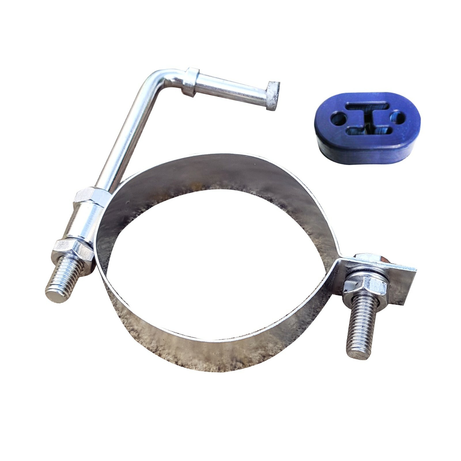 3" 76mm Universal Stainless Pipe Hanger Exhaust Bracket Tube Mount Bar ...