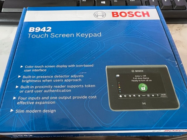 Bosch B942 Touch Screen Keypad - Black for sale online | eBay