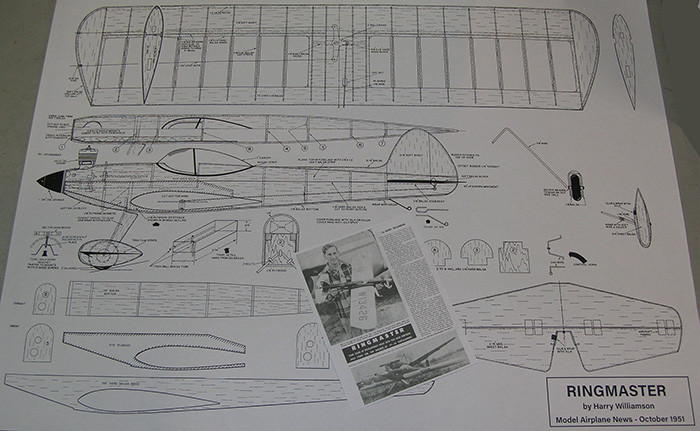 Model Airplane Plans (UC): Ringmaster 40" Stunt for.19-.35 by H ...